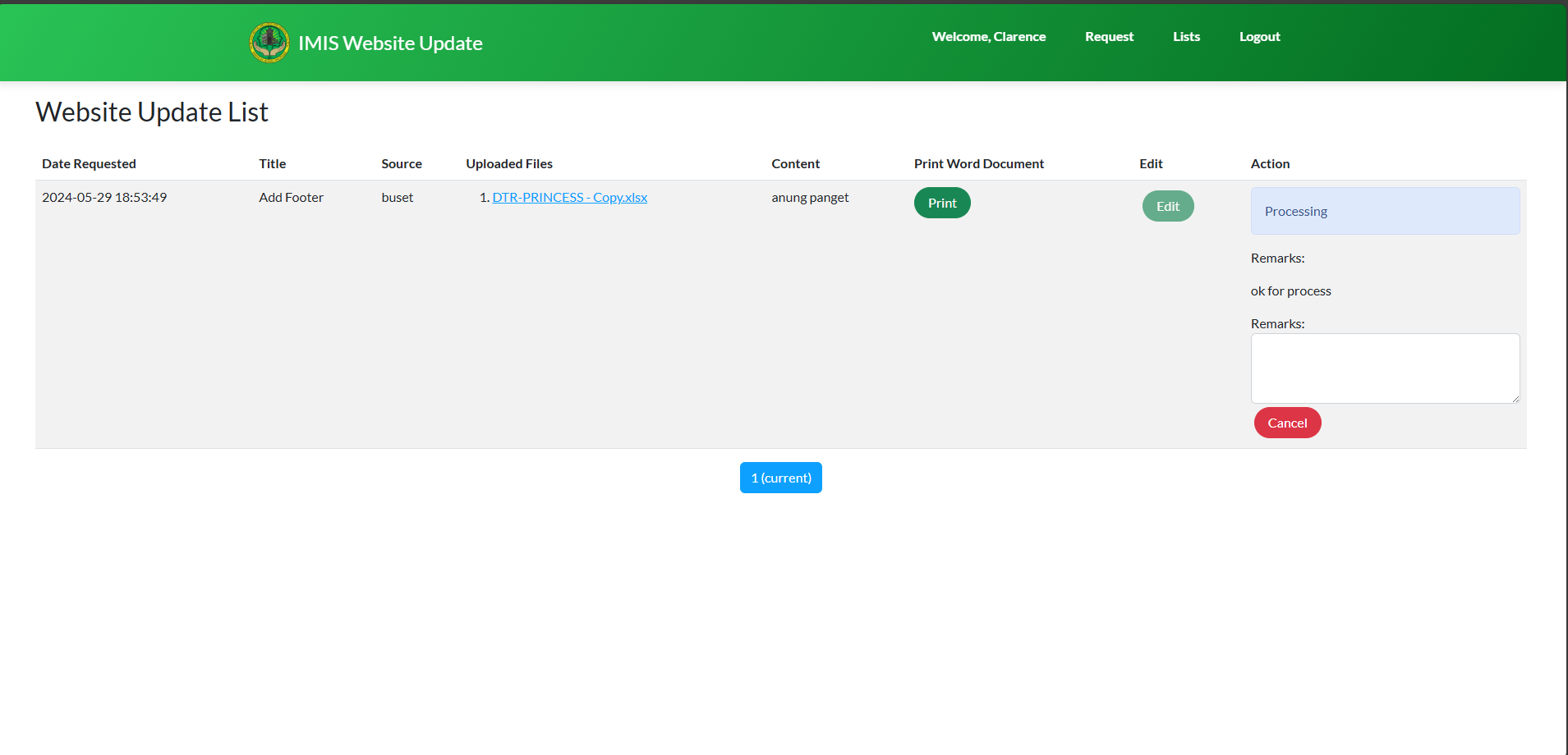 Clarence Baluyot Resume